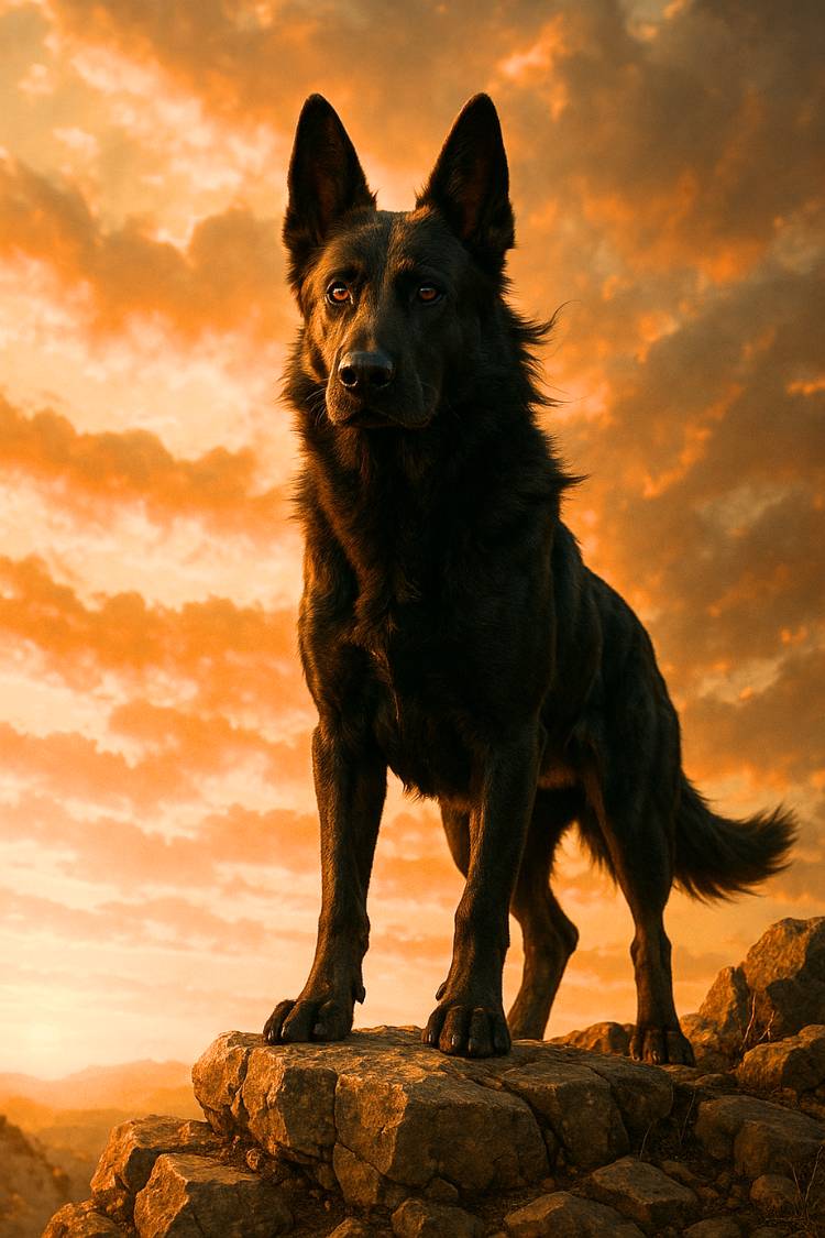 100 Black German Shepherd Names With Meanings